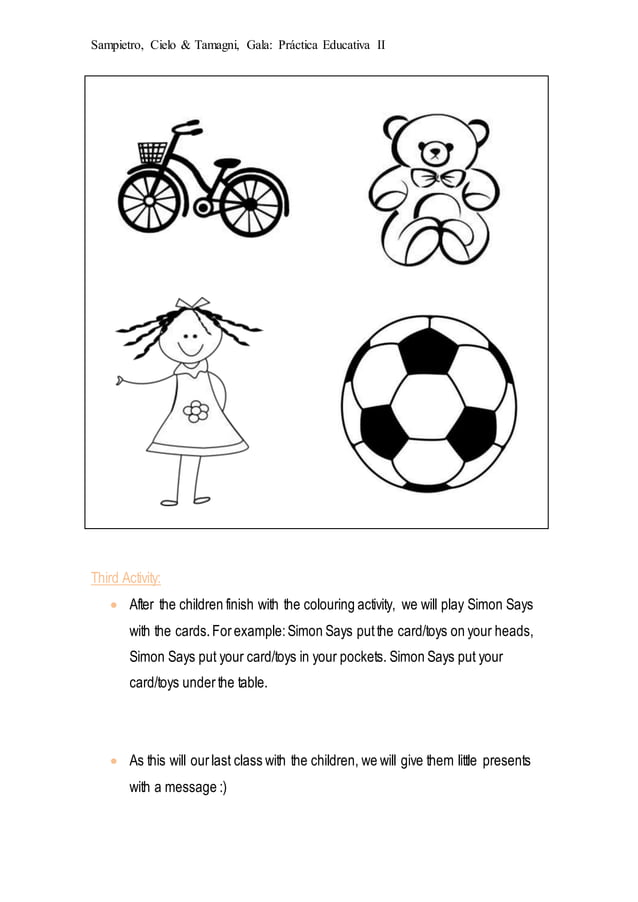 Didactic sequence TOYS lesson plan 1 and 2 | PDF