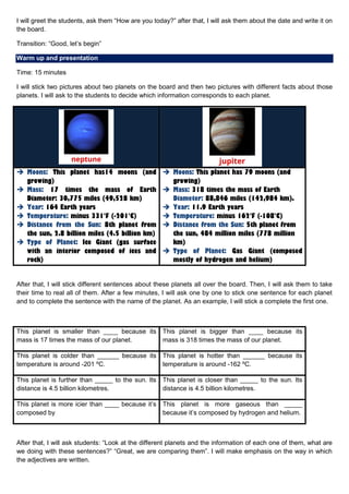 Didactic unit 2 lesson plans | PDF
