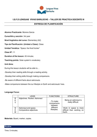 Didactic unit 2 lesson plans | PDF