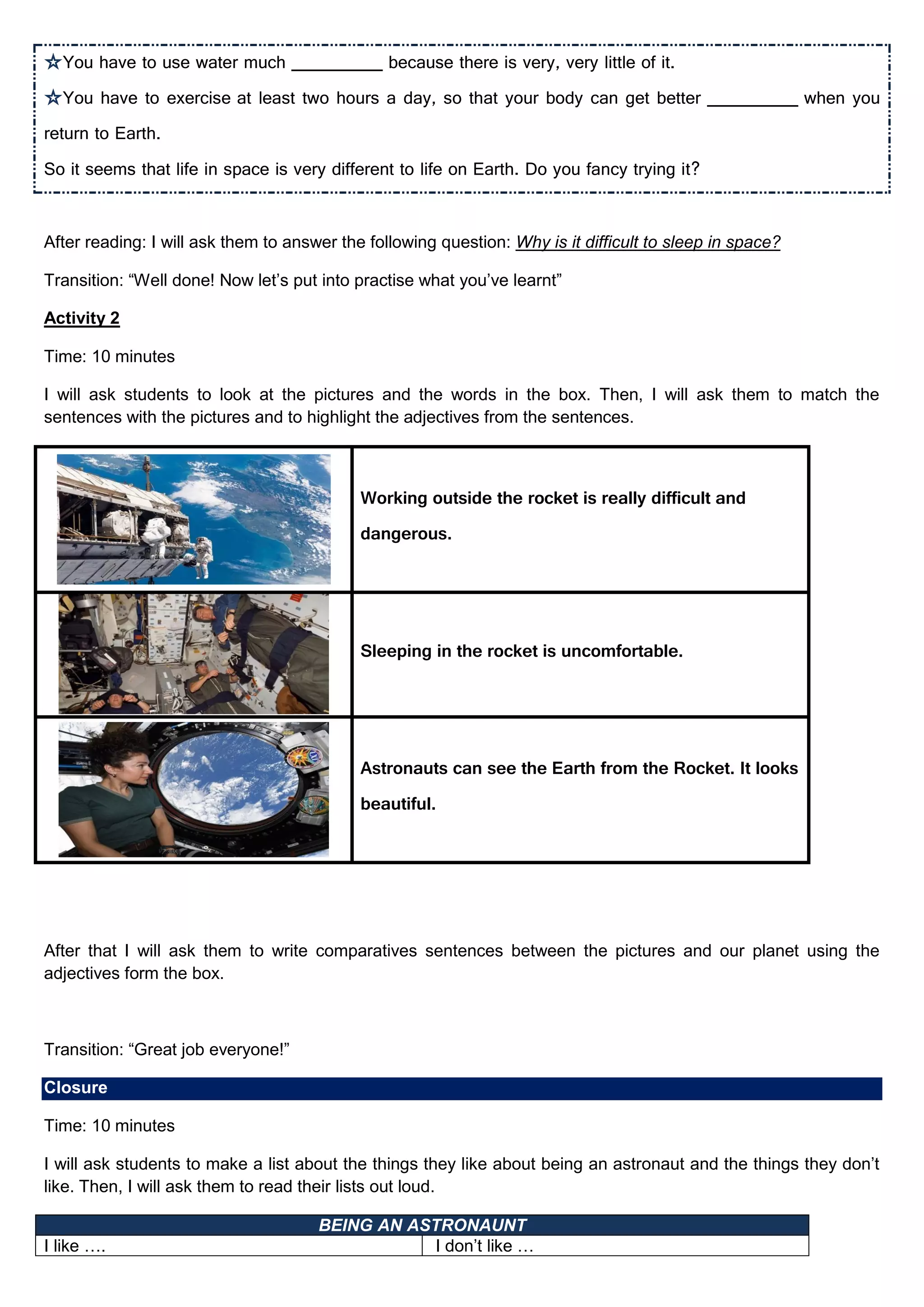 Didactic unit 2 lesson plans | PDF