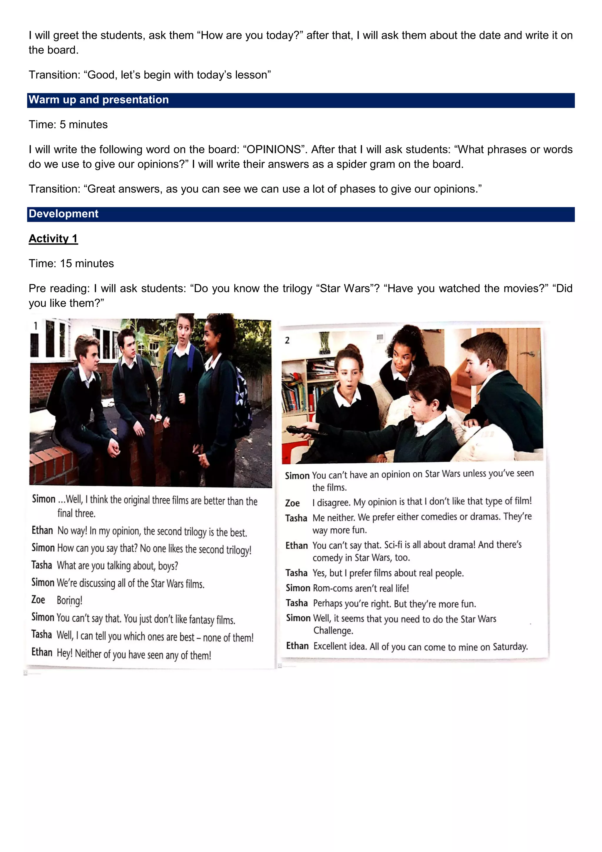 Didactic unit 2 lesson plans | PDF