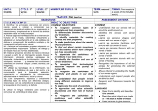 Didactic Unit 6.Inventions.Science | DOC