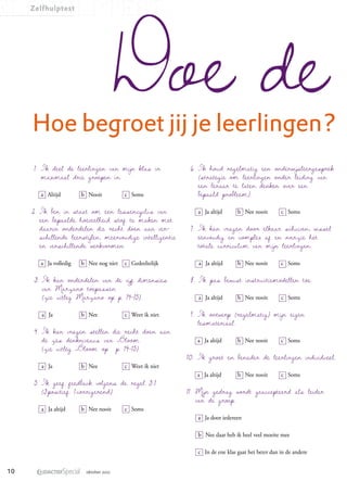 Didactief special differentieren in het vo okt 2012 | PDF