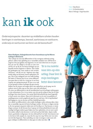 Didactief special differentieren in het vo okt 2012 | PDF