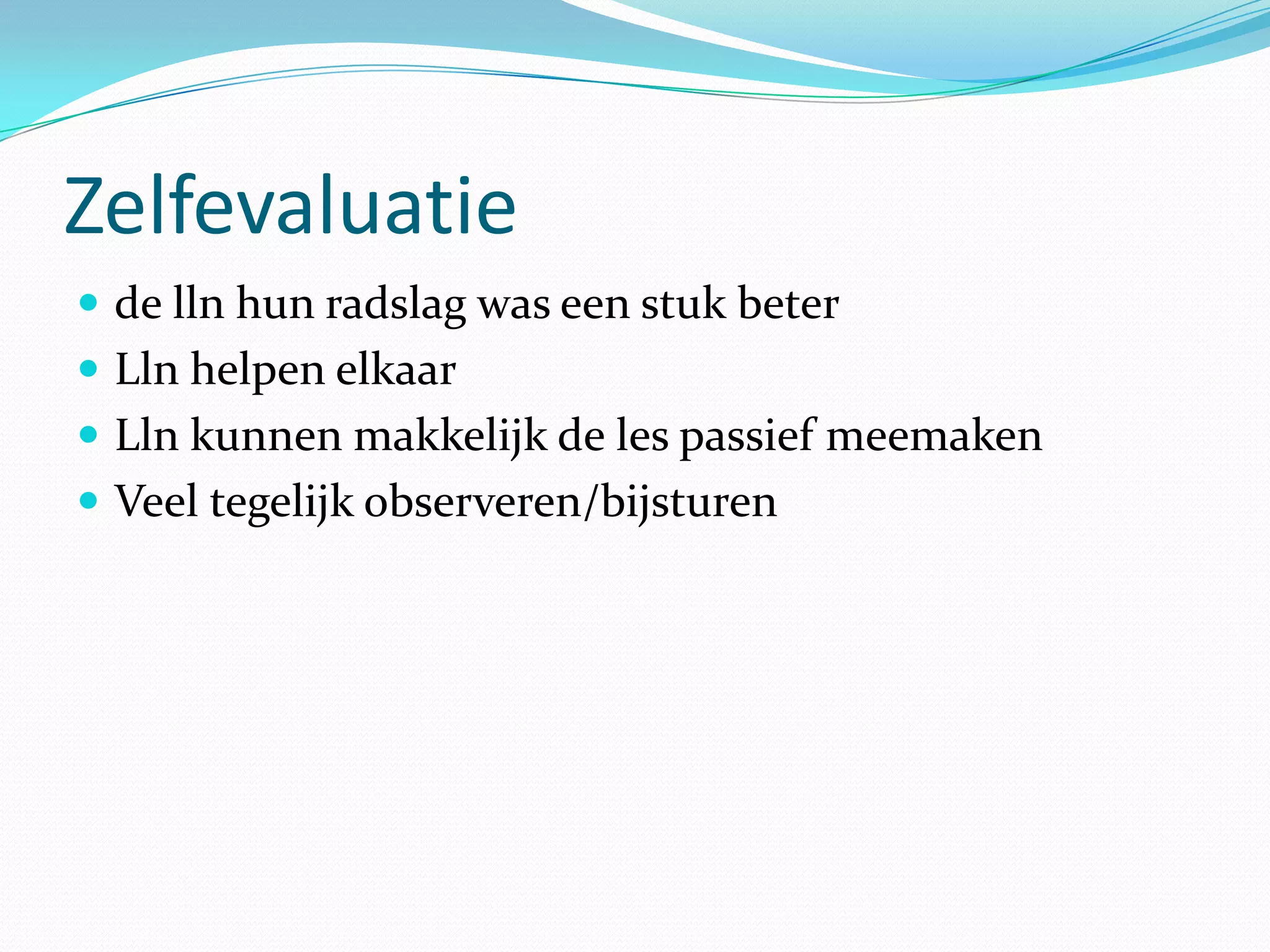 Didactisch atelier lo differentiatie radslag | PPTX