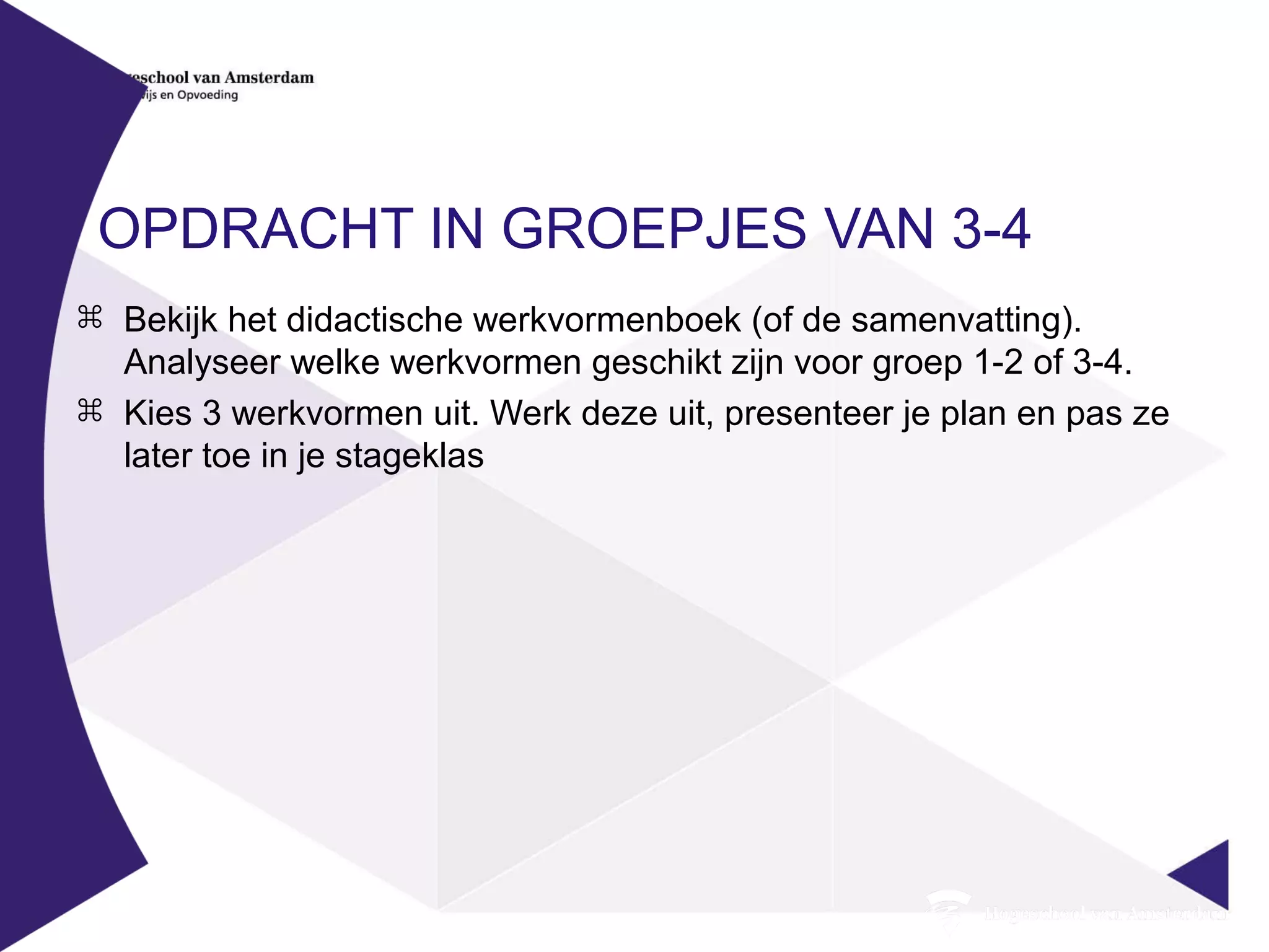 Didactisch repertoire joki 1 bijeenkomst 2 2012 | PPT