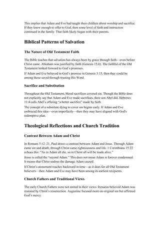 Did Adam and Eve Go to Heaven: You Should Know.docx