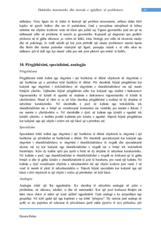 Hysen Doko, Didaktike matematike | PDF
