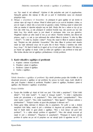 Hysen Doko, Didaktike matematike | PDF