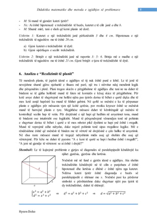Hysen Doko, Didaktike matematike | PDF