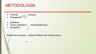 Didaktik programazioa aurkezpena | PPT