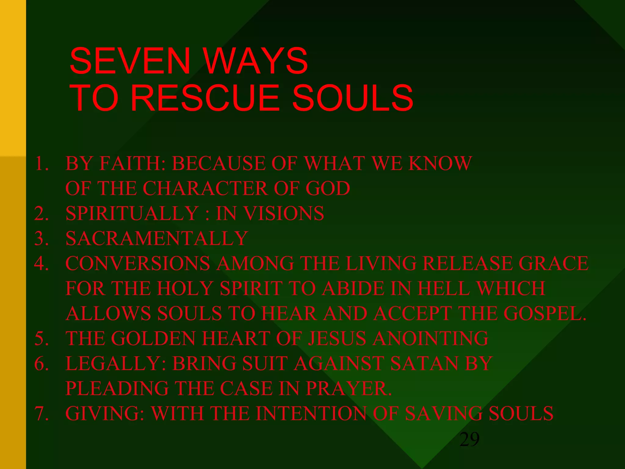 Did a loving god create hell | PPT