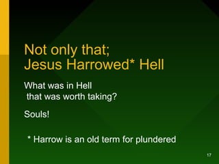 Did a loving god create hell | PPT