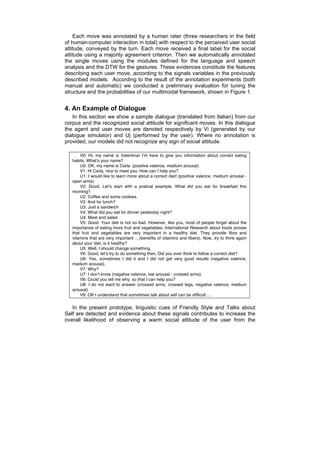 Recognising the Social Attitude in Natural Interaction with Pedagogical Agents | PDF