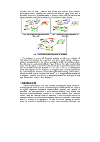 Recognising the Social Attitude in Natural Interaction with Pedagogical Agents | PDF