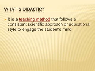 Didatic | PPT
