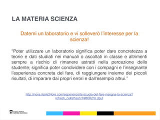 Didattica e i pad per scienze integrate | PPT