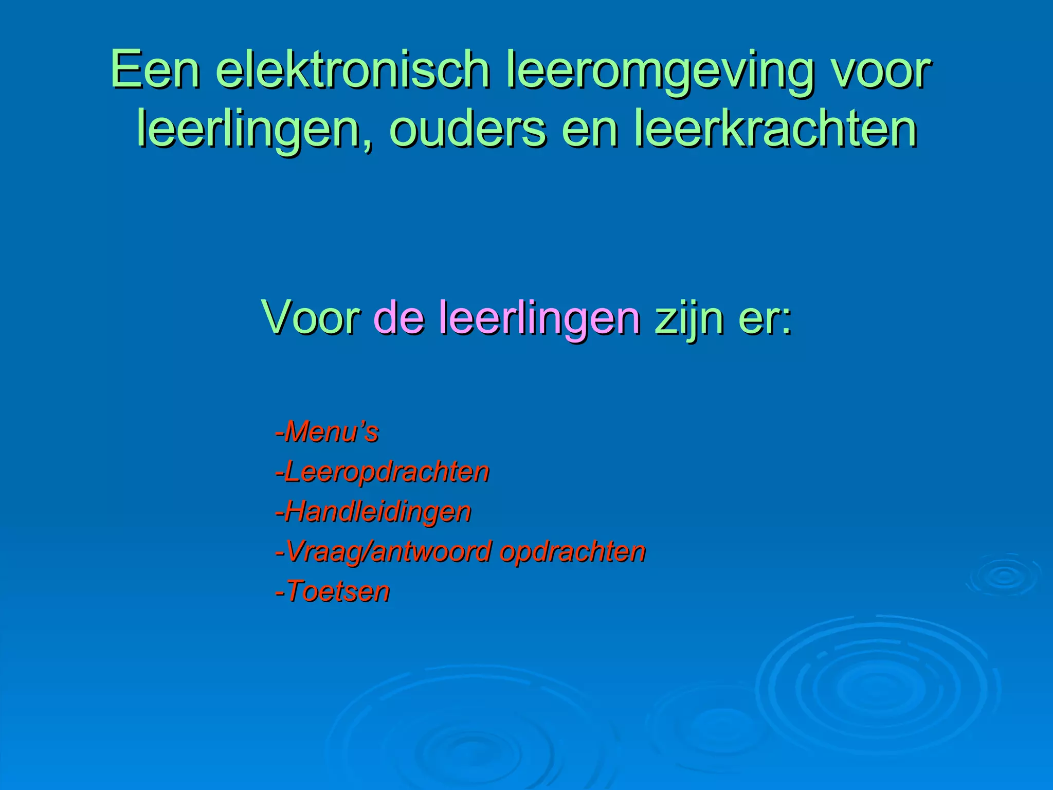 Didax Elo Powerpoint Presentatie | PPT