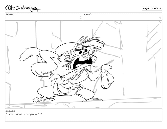 Diddy Kong and Dixie Kong in 'Kitty!' (storyboard) | PPT