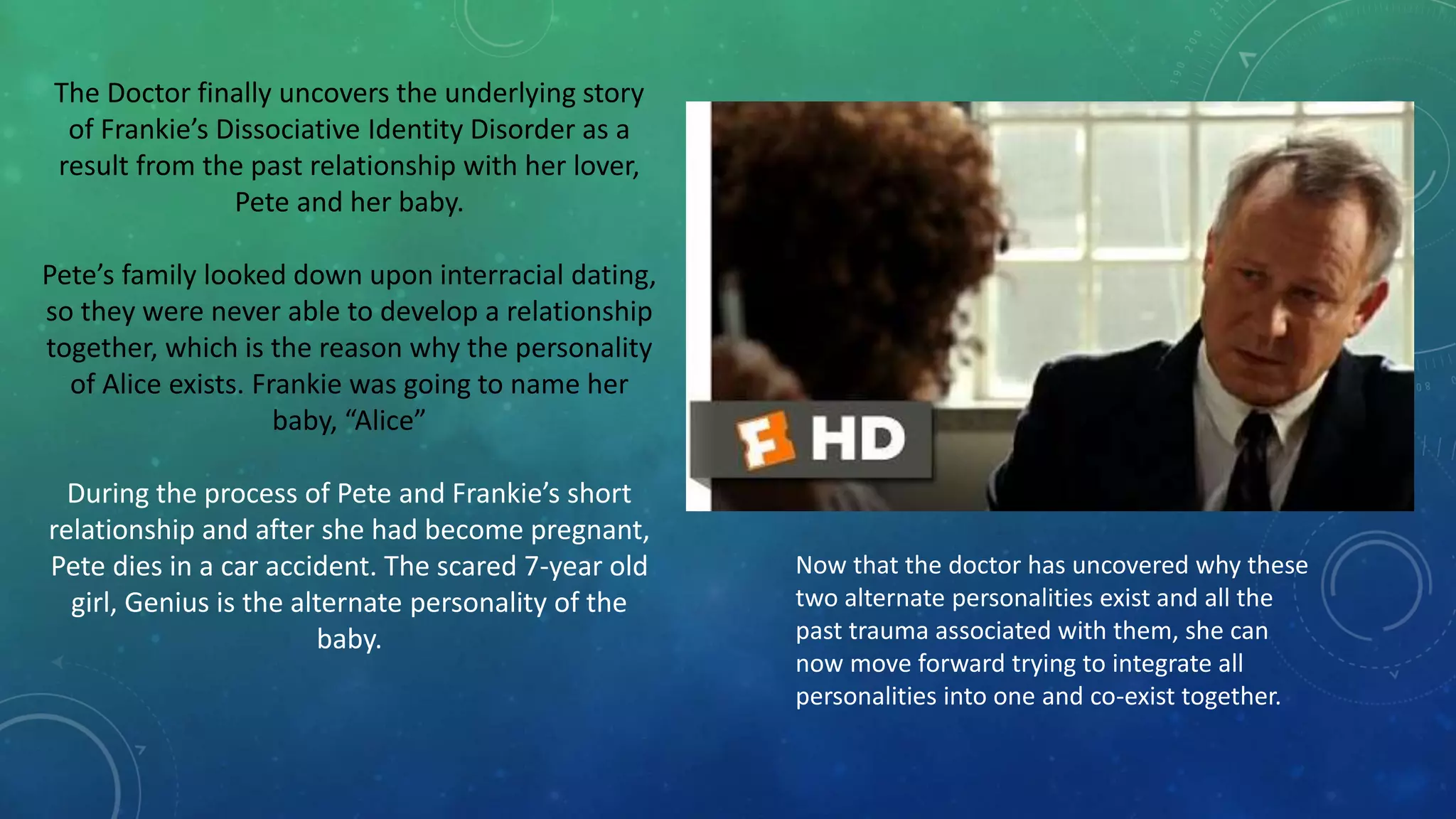 Dissociative Identity Disorder frankie and alice Nicole Basham | PPTX