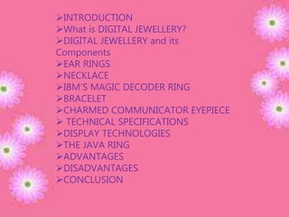 Digital jewellary | PPTX