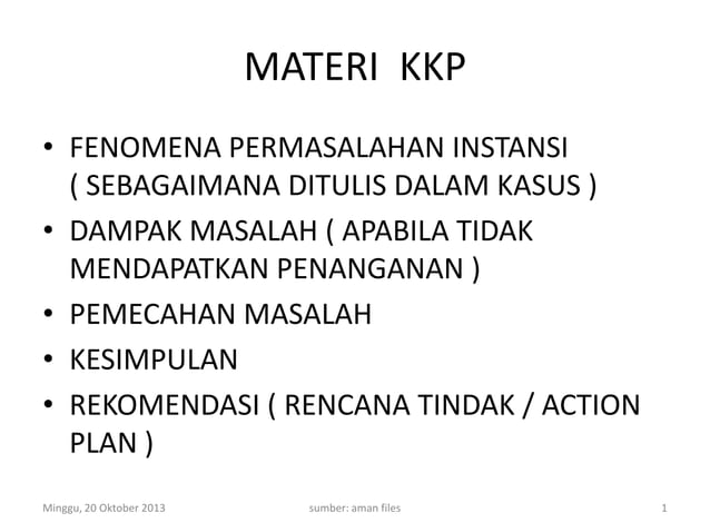 materi kkp | PPTX
