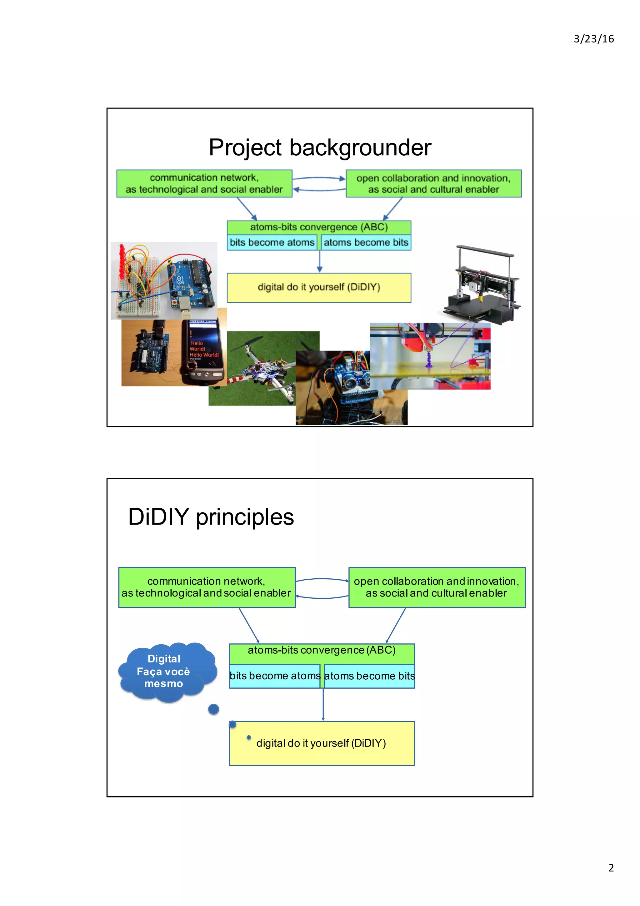 Project DiDIY Digital Do It Yourself - Horizon 2020 | PDF