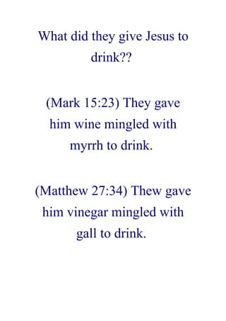 Did Jesus Die On The Cross | PDF