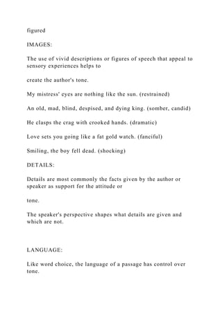 DIDLS The Key to TONE Diction - the connotation of the wo.docx