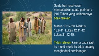 DIDORONG OLEH KRISTUS. KHOTBAH MINGGU 23 JUNI 2024 pptx | PPT