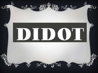 Didot assignment | PPT