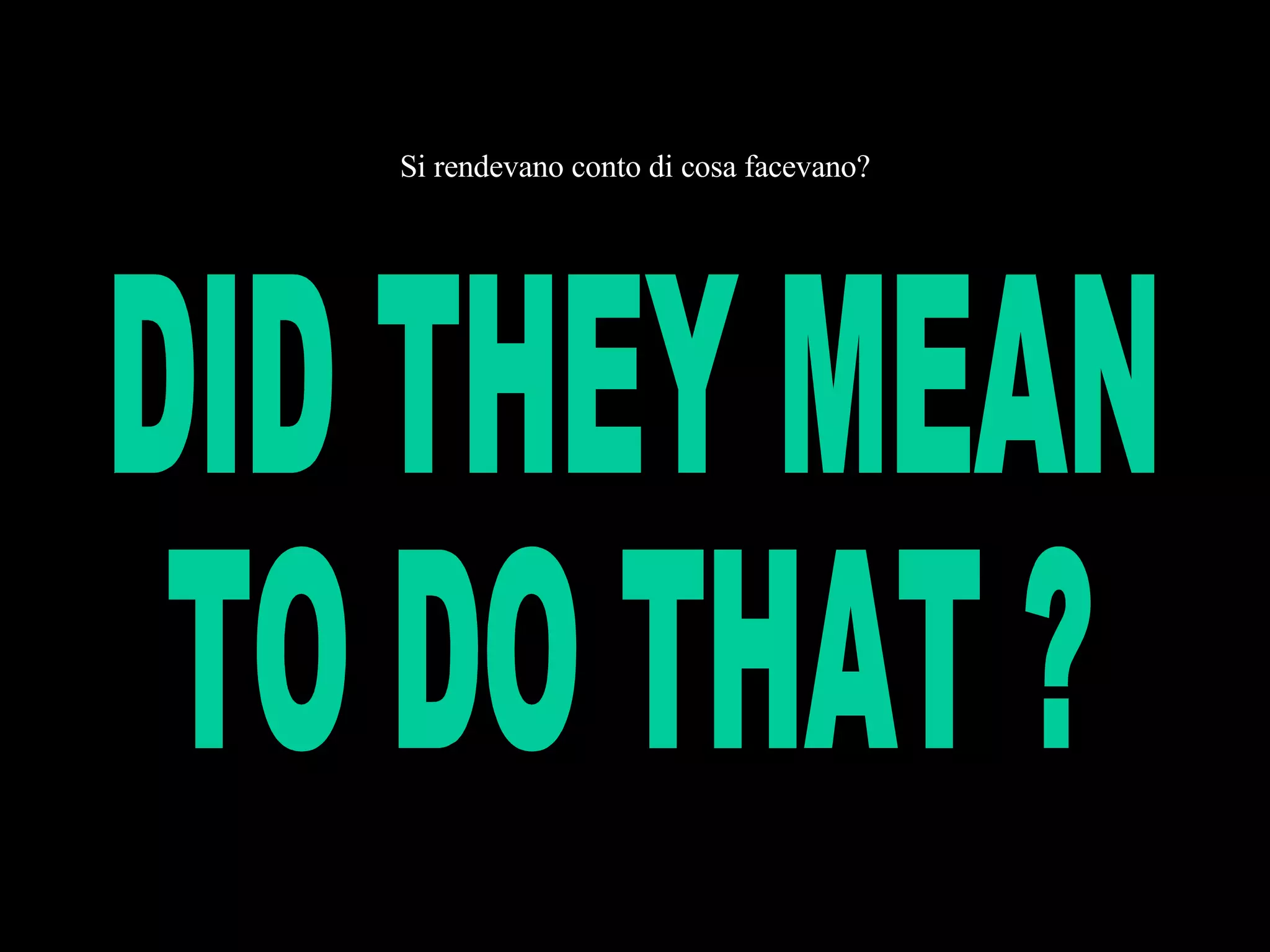 Did They Mean That | PPS