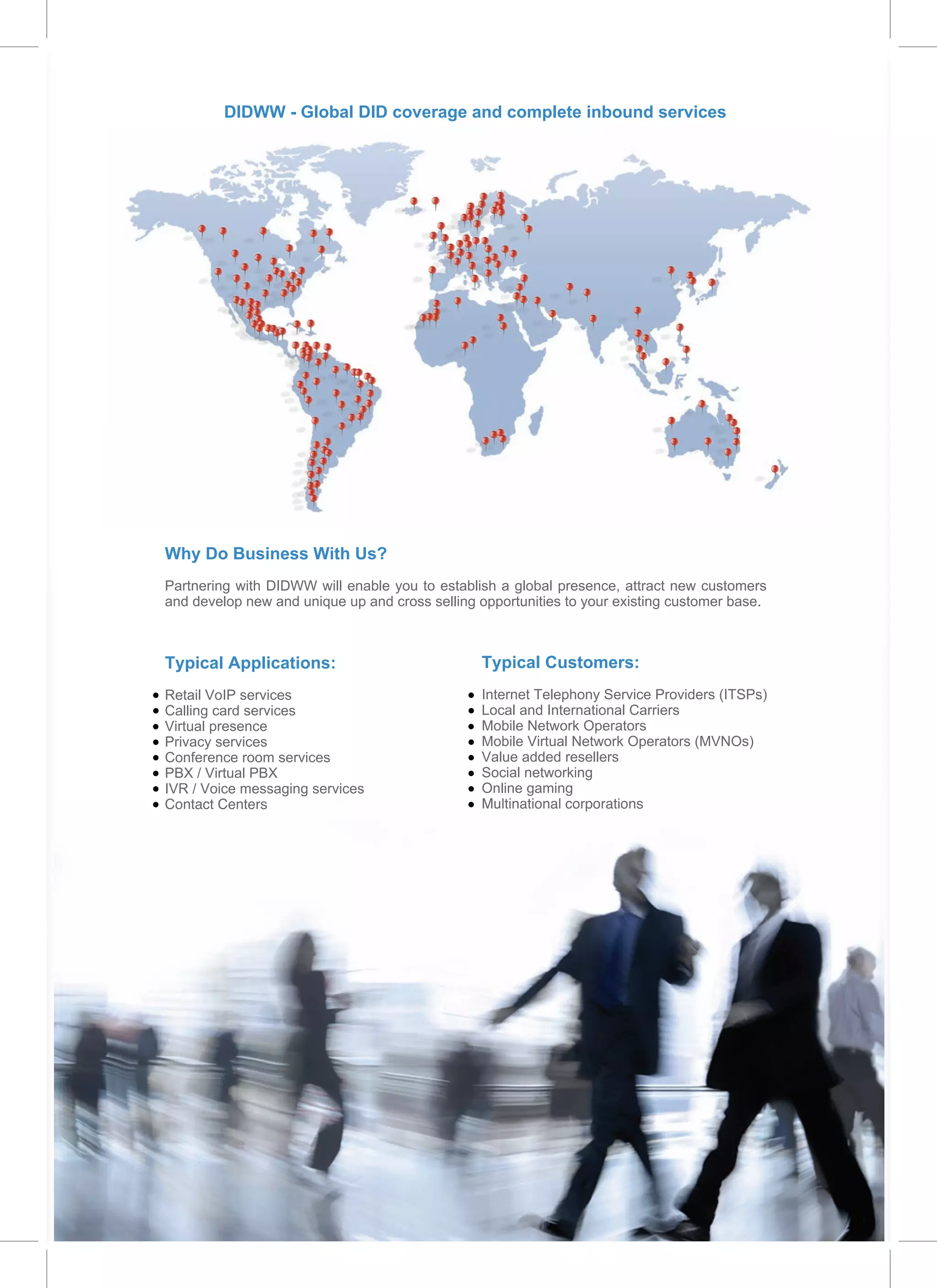 DIDWW Brochure | PDF | Internet | Computing