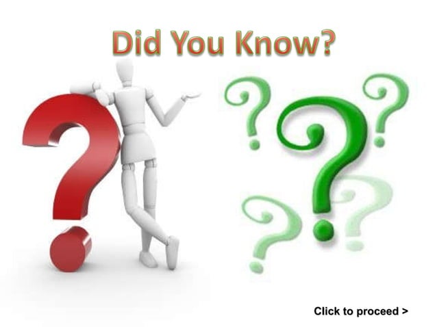 Did You Know... | PPT