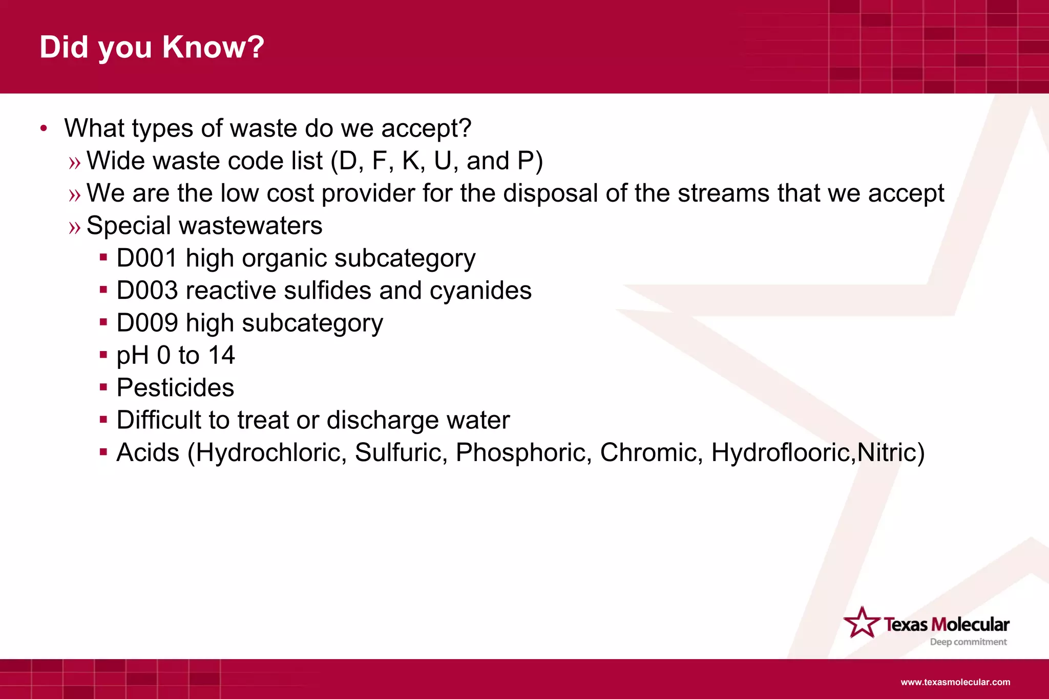 Who is Texas Molecular? | PPT
