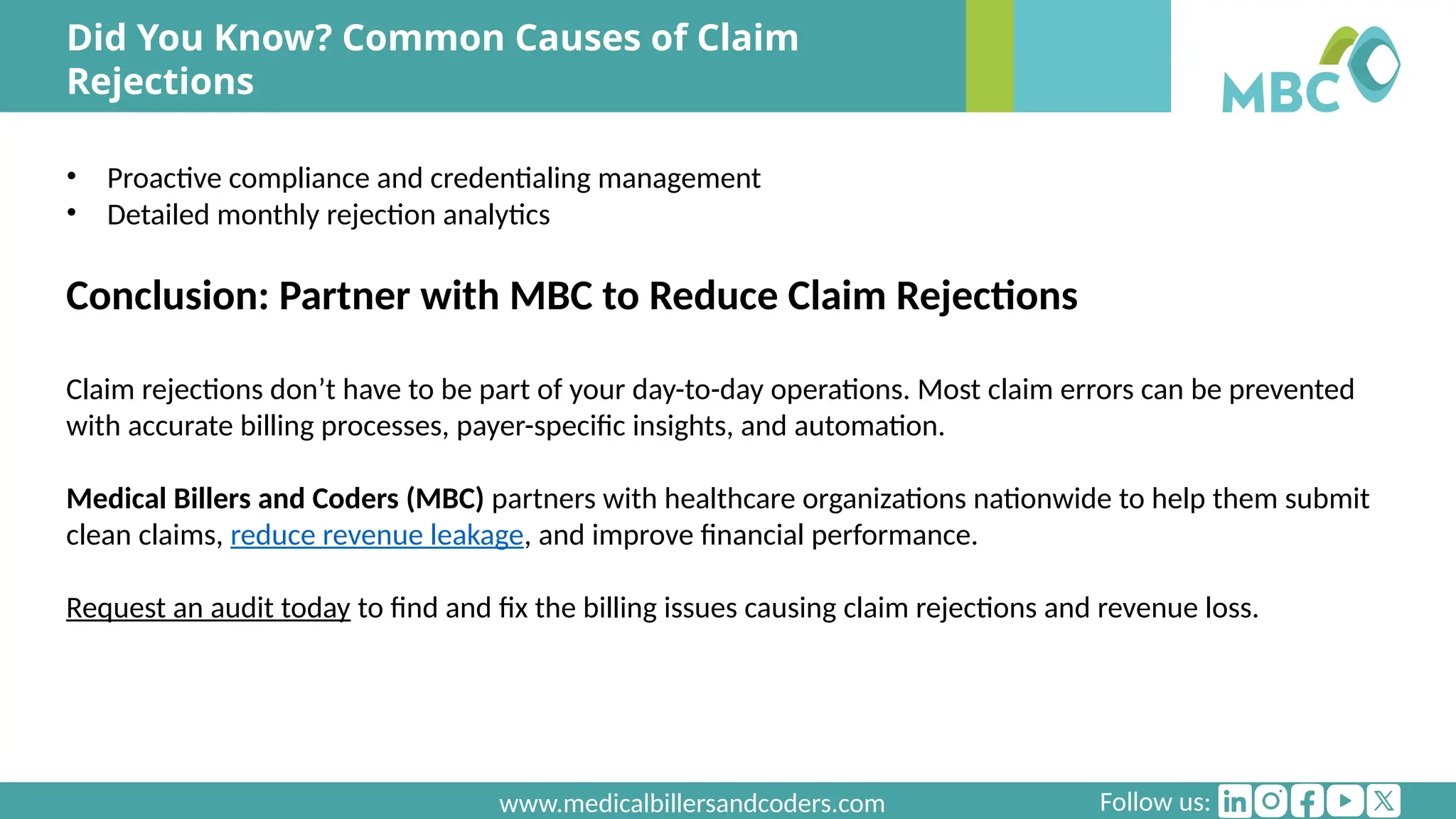 Did You Know Common Causes of Claim Rejections.pptx