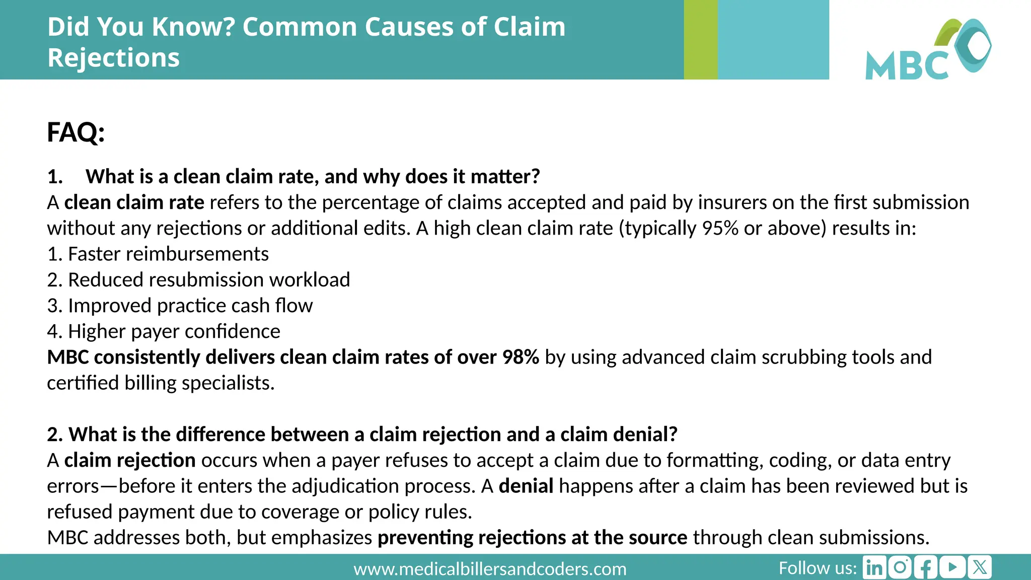 Did You Know Common Causes of Claim Rejections.pptx