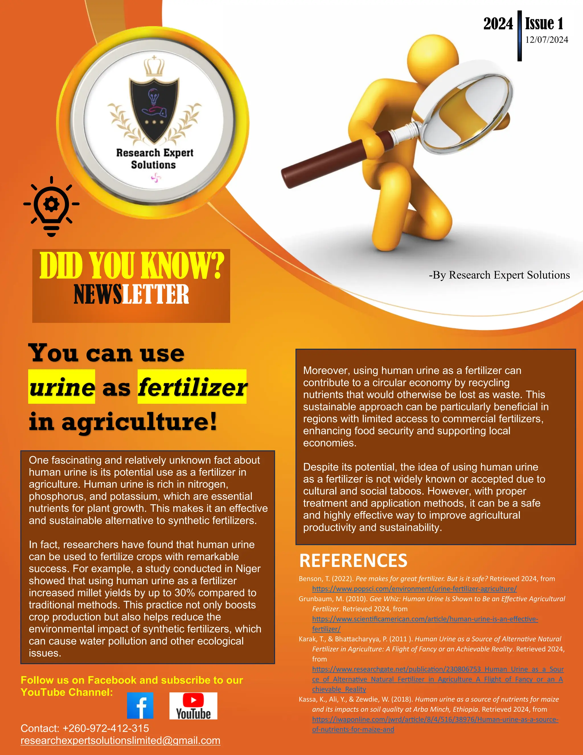 Did You Know You can use urine as fertilizer | PDF