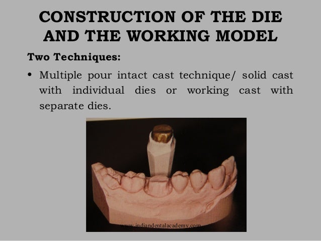 Die and die materials/certified fixed orthodontic courses by Indian d…