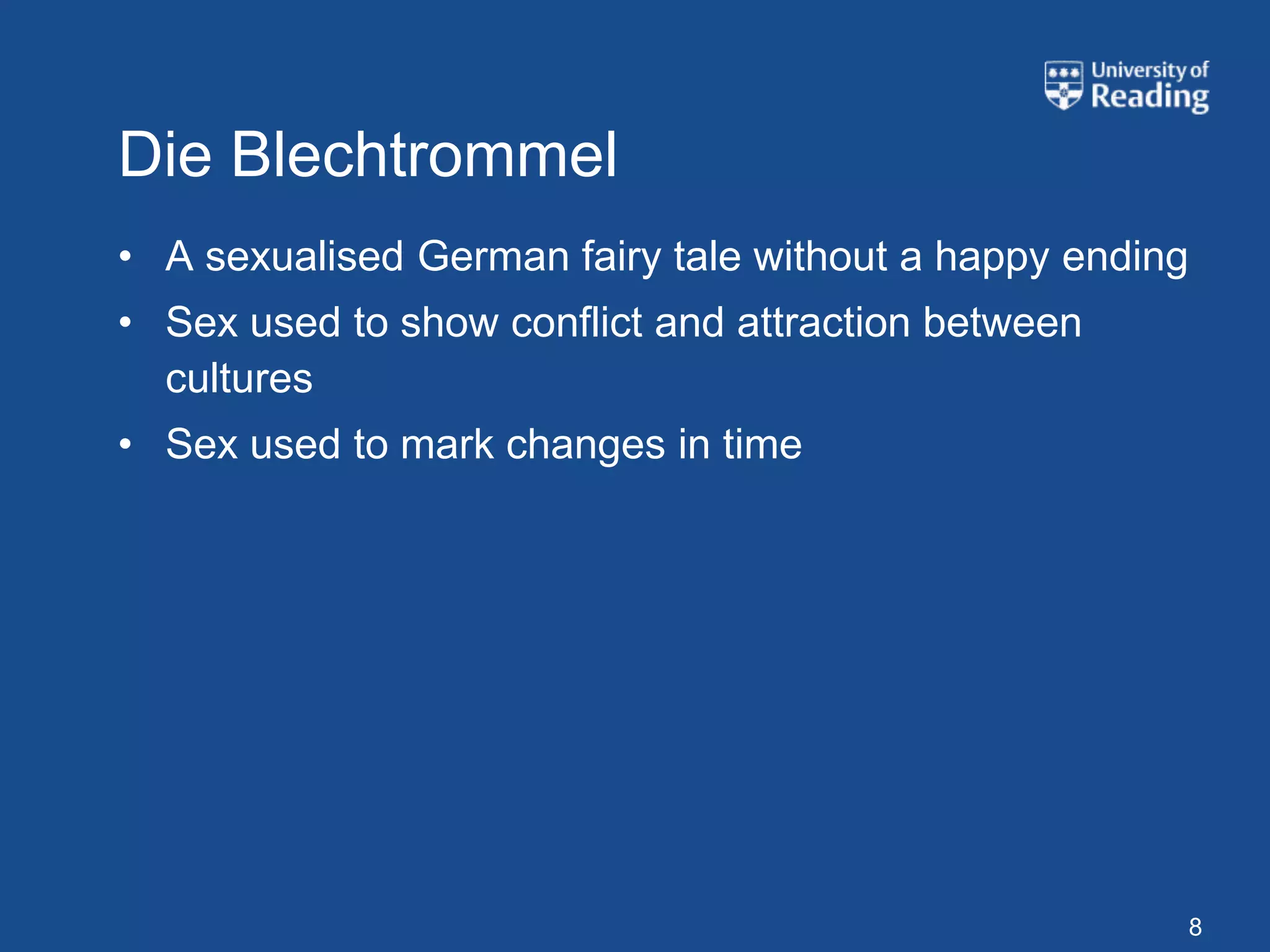 The Tin Drum Die Blechtrommel Ppt