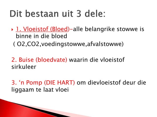 Die bloedsomloopstelsel gr10 lw | PPTX