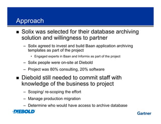 Diebold solix archiving (archive, data archiving) | PDF | Databases ...