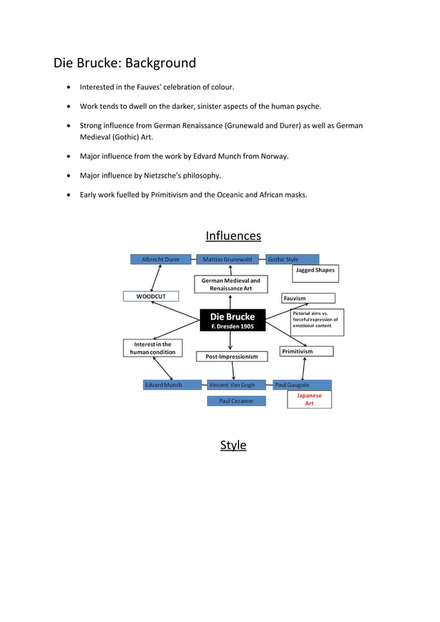 Die Brucke Background Info | DOC