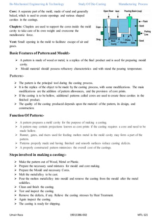 Die casting and types | DOCX