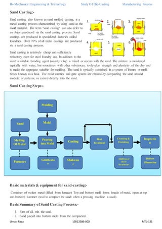 Die casting and types | DOCX