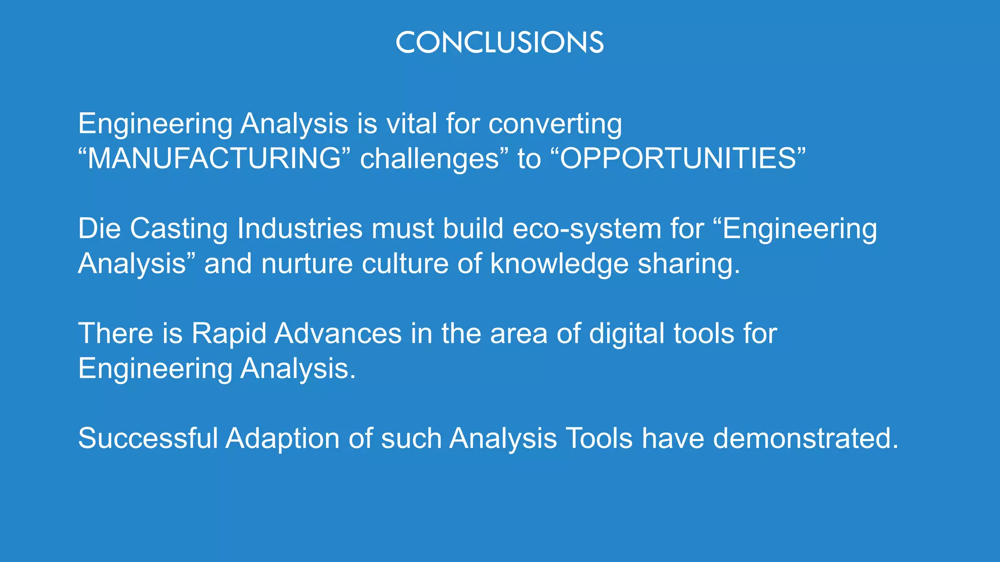 Die casting - Engineering Analysis | PPT