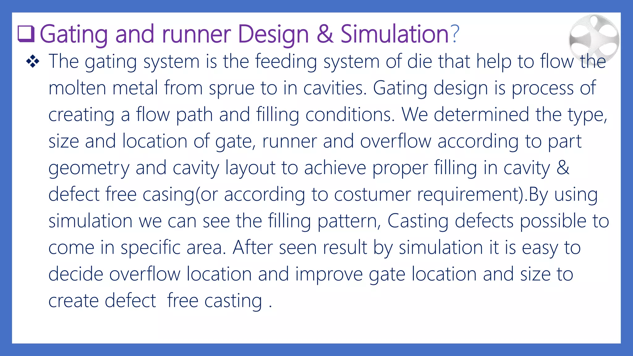 Die casting die design process | PPTX