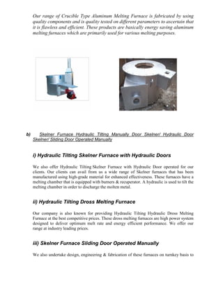 Die casting furnace | PDF
