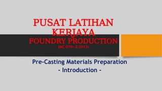 Diecasting Introduction SLDN.pptx.................... | PPTX