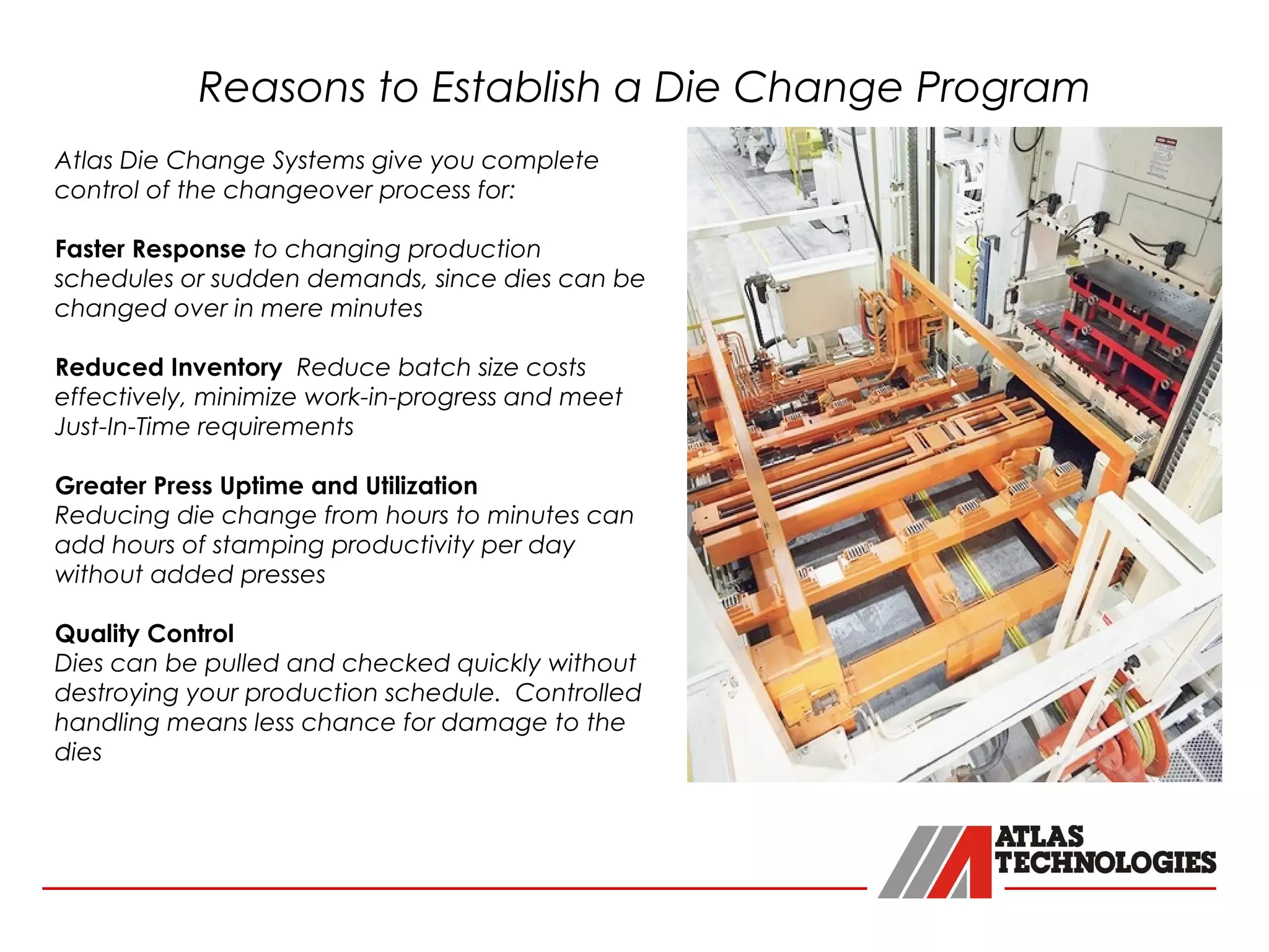 Die Change Equipment | PPT